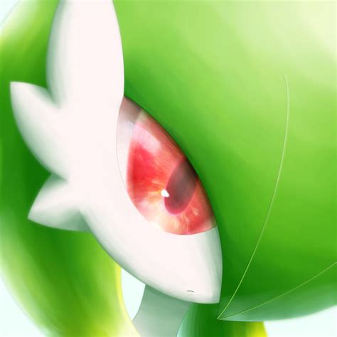 Sahari 373 Lsa Gardevoir Nintendo Pokemon 1girl Blurry Bob Cut Closed Mouth Colored