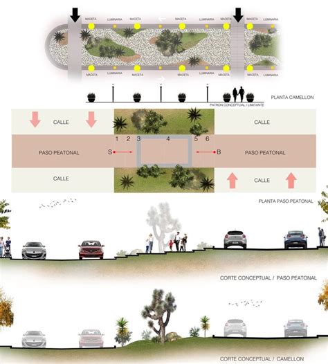 Diseño Camellon Paso peatonal Disenos de unas Paso peatonal