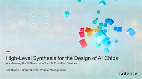 High Level Synthesis For The Design Of Ai Chips Pdf