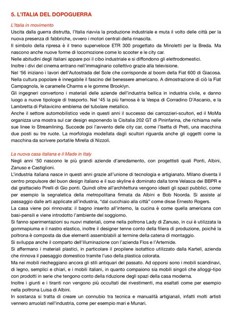 Riassunto Dettagliato Del Manuale Storia Del Design” Di Dardi E Pasca