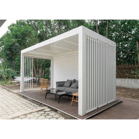 Outdoor Motorized Retractable Roof Pergola China Pergola And Gazebo
