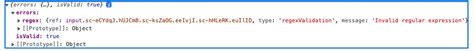 Issue Isvalid Not Consistent With Errors While Validation · Issue
