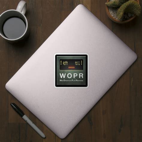 Wargames Wopr Computer Interface Wargames Sticker Teepublic