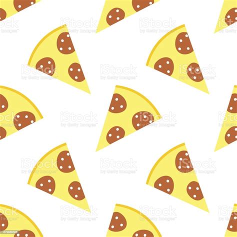 흰색 바탕에 피자와 함께 원활한 벡터 패턴입니다 음식과 음료 완벽 한 패턴의 시리즈입니다 0명에 대한 스톡 벡터 아트 및 기타 이미지 Istock