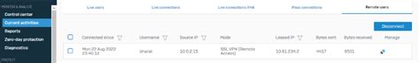 Show SSL VPN Static IP For All Users Discussions Sophos Firewall Sophos Community