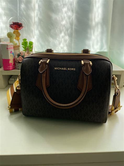 Michael Kors Mk Hayes Small Duffle Crossbody Bag Luxury Bags