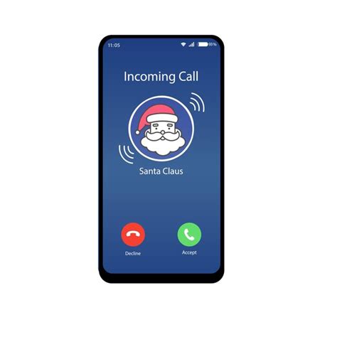 Premium Vector Cellphone Touchscreen Device Vector Incomimg Call