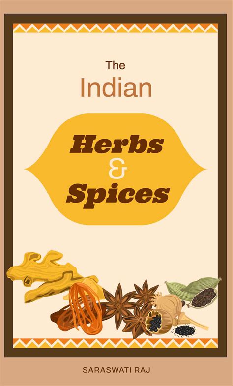 The Indian Herbs And Spices Ebook Cover Design Templates