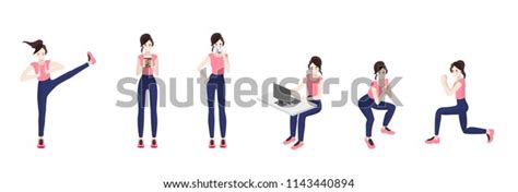 Plank Exercise Animation Over 2 Royalty Free Licensable Stock Vectors
