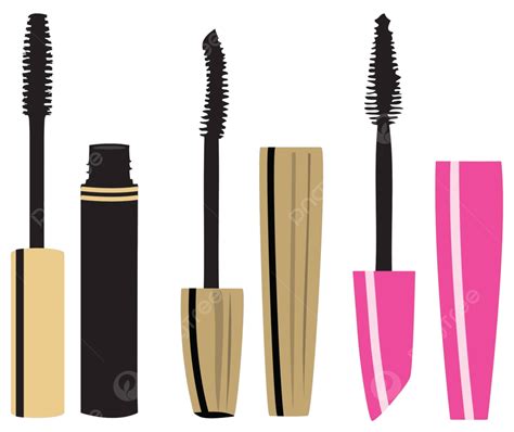 mascara femininity objects make up vector femininity objects make up