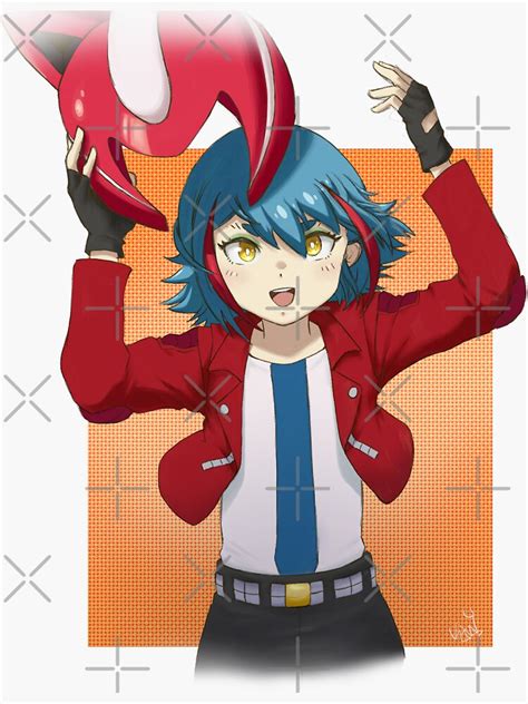 Ilya Mao From Beyblade Burst Db Sticker For Sale By Kaw Dev Redbubble