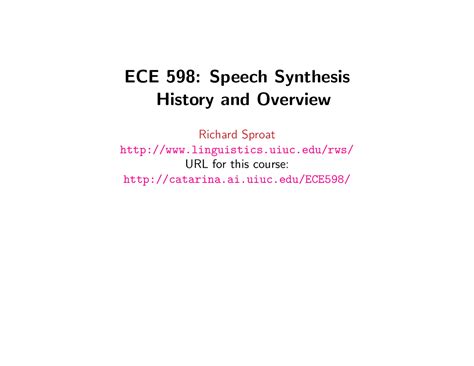 History And Overview Electrical Machine Design Ece 598 Docsity