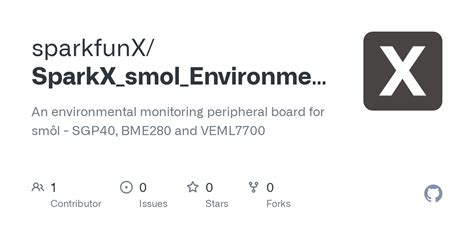 Github Sparkfunx Sparkx Smol Environmental An Environmental Monitoring Peripheral Board For