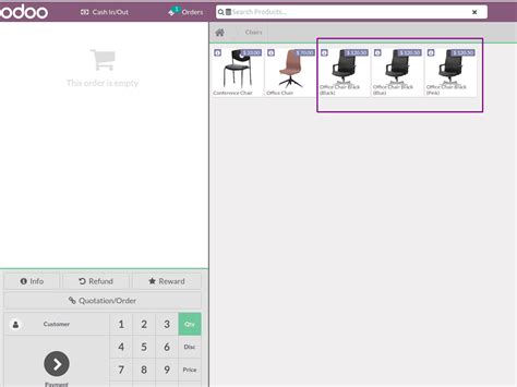 product configurator in pos odoo 15