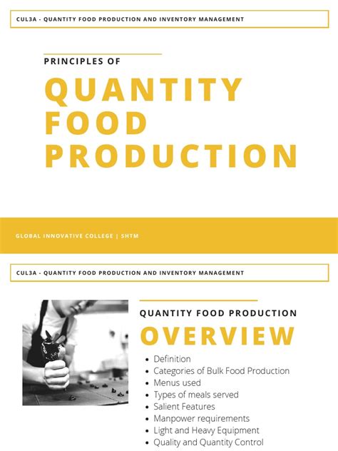 Principles Of Quantity Food Production Pdf Meal Menu