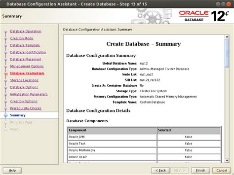 Oracle Rac 121 Shared File System Создание экземпляра Instance базы данных