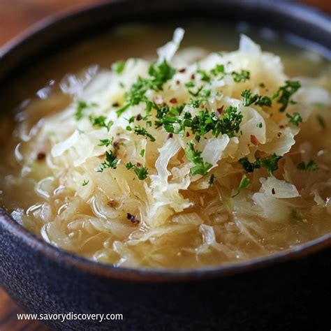 Sauerkraut Soup Savory Discovery