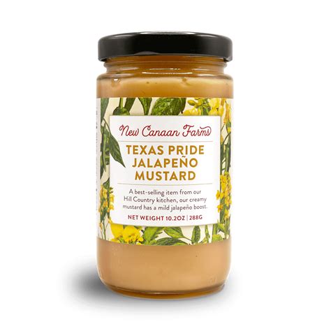 Texas Pride Jalapeño Mustard New Canaan Farms