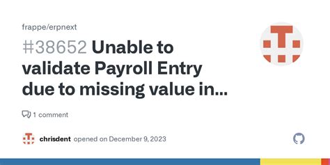 Unable To Validate Payroll Entry Due To Missing Value In Loan · Issue
