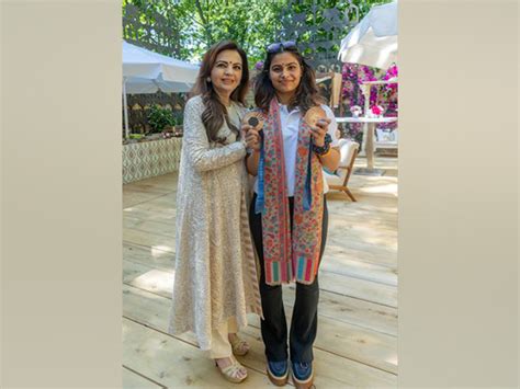 Nita Ambani Celebrates Indian Athletes At India House During Paris Olympics