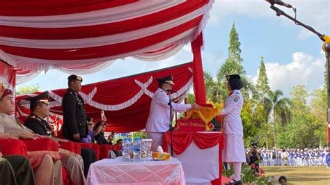 Upacara Peringatan Hut Ke 78 Ri Di Halaman Kantor Bupati Bangka Tengah