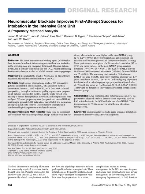 Pdf Neuromuscular Blockade Improves First Attempt Success For