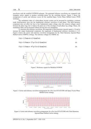 Performance Comparison Of Star Connected Cascaded Statcom Using Different Pwm Techniques Pdf