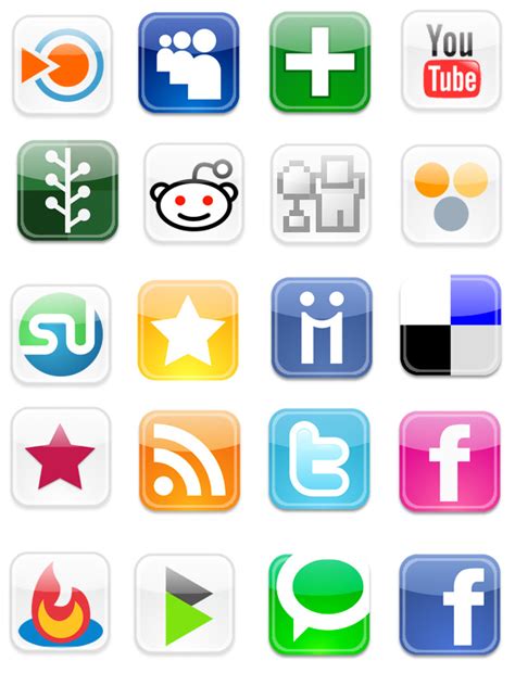 Social Bookmarking Web Icons By Seostar