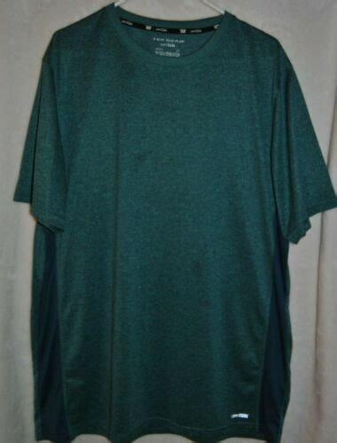 Mens Tek Gear Dry Tek Greenteal Athletic Knit Top S Gem