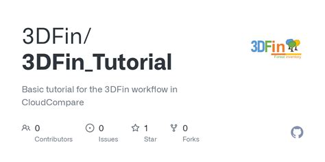 github 3dfin 3dfin tutorial basic tutorial for the 3dfin workflow in