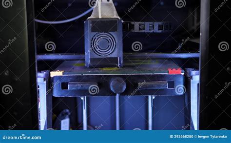 A 3d Printer Machine That Creates A Three Dimensional Geometric Shape Stock Footage Video Of