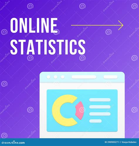 Online Statistics Web Browser Data Analyzing Social Media Post Design