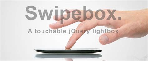 Swipebox plugin ligthbox optimizado para dispositivos móviles