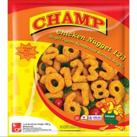 Jual Champ Nugget Angka 1 2 3 Premium Shopee Indonesia