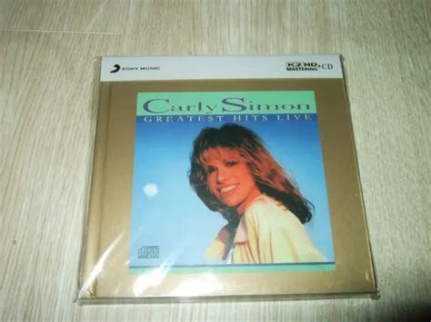 Carly Simon Greatest Hits Live Audiophile Numbered K2hd Cd 2014 Sony
