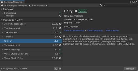 User Interface In Unity Beginning The Next Project By Kenny