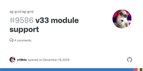 V33 Module Support · Issue 9586 · Ag Gridag Grid · Github