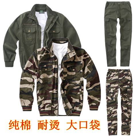 纯棉工作服套装男劳保服秋冬季电焊长袖耐磨防烫工地工装制服汽修 虎窝淘