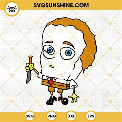 Patrick Star Spongebob Squarepants Svg Dxf Eps Png Cricut Silhouette