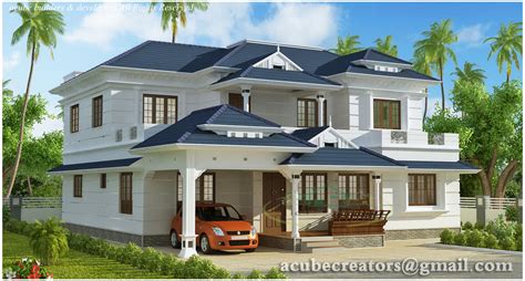 4 Bhk Kerala Style House Elevation 3074 Sqft Plan 127