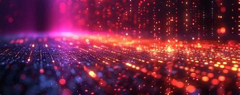 premium photo binary code raining down like confetti a background