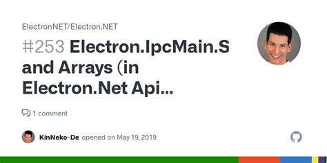 Electron IpcMain Send And Arrays In Electron Net Api Demos Issue ElectronNET Electron