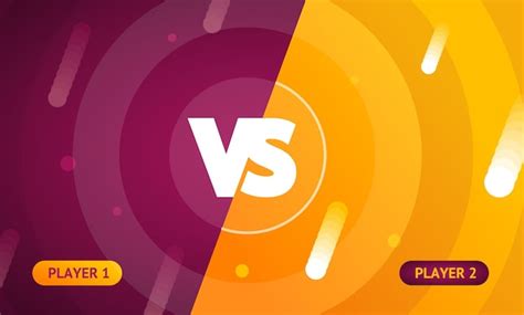 Fond De Couleur Abstraite Avec Vecteur De Signe Versus Vecteur Premium