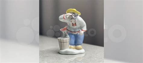 Статуэтка СССР «Рыбак в очках Полонне купить в Ульяновске Хобби и отдых Авито