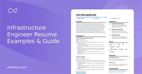 10 Infrastructure Engineer Resume Examples Guide For 2024