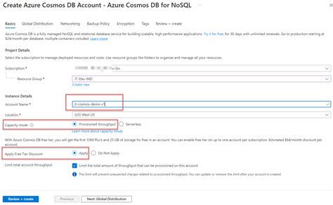 How To Create Cosmos Db In Azure Jayant Tripathy