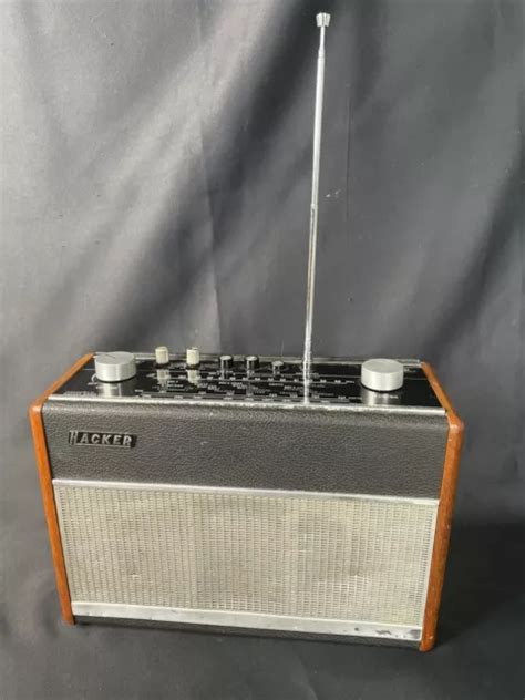 Vintage Working Hacker Hunter Rp38a Vhf Mw Lw Radio £50 00 Picclick Uk