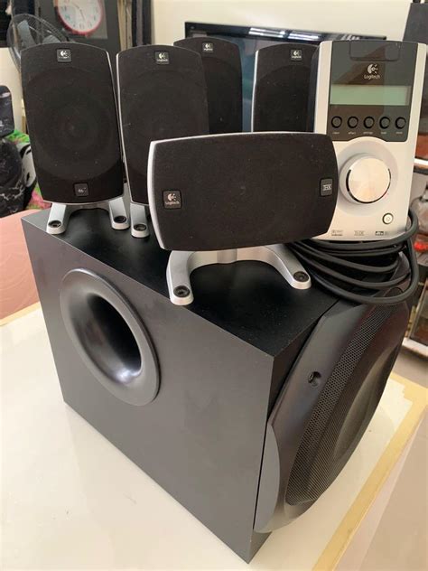 Logitech Z Thx Certified Digital Surround Speaker Audio Soundbars Speakers Amplifiers