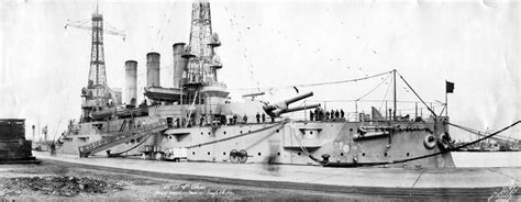 Uss Ohio Bb 12 Norfolk Navy Yard 1918