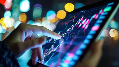 A Businesswoman Uses Her Hand To Point At A Tablet Displaying A